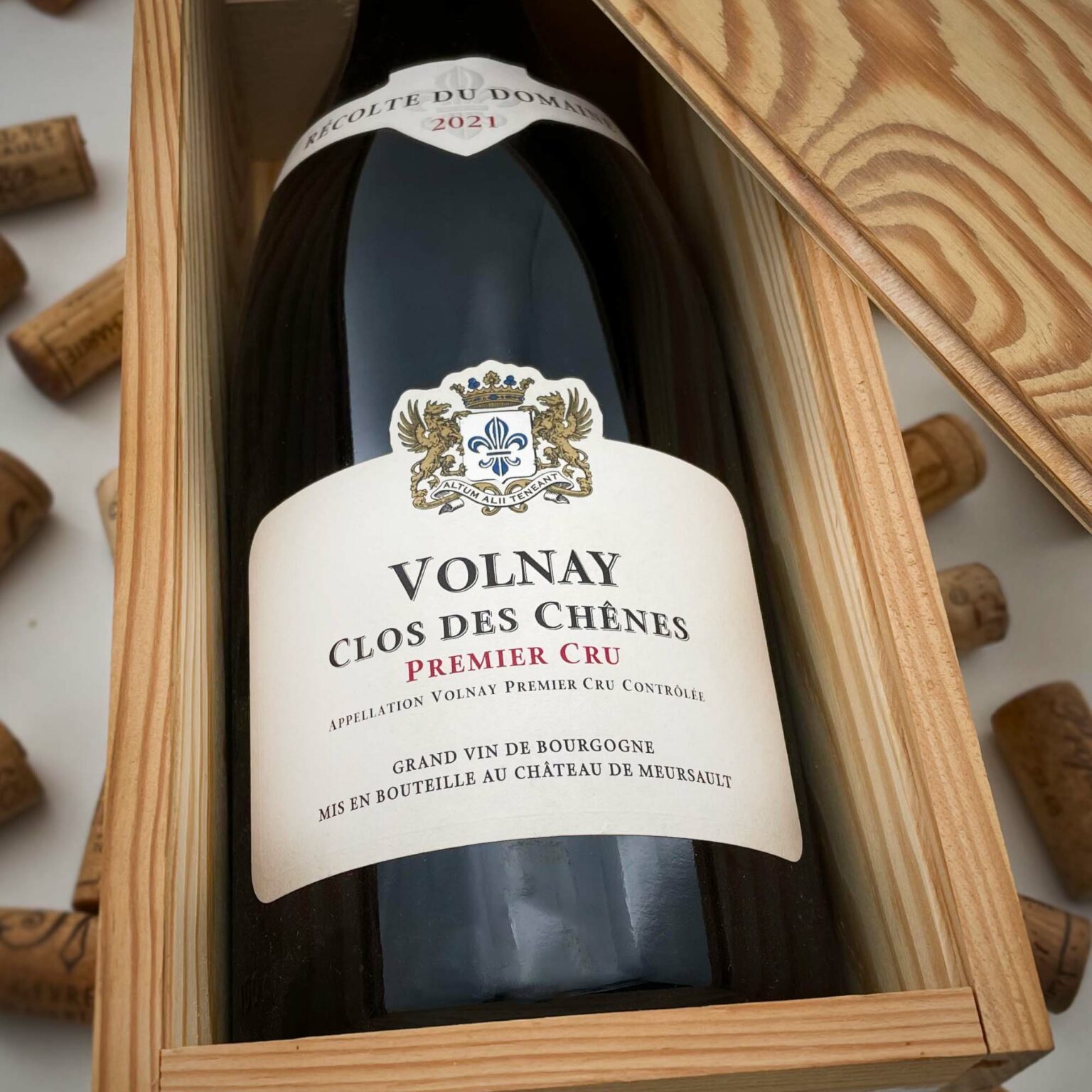 Volnay Premier Cru Clos des Chênes 2021 du Château de Meursault